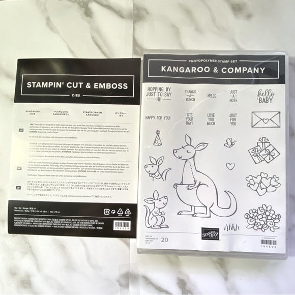Stampin' Up! | Office | Stampin Up Kangaroo And Company 2 Piece Stamp ...